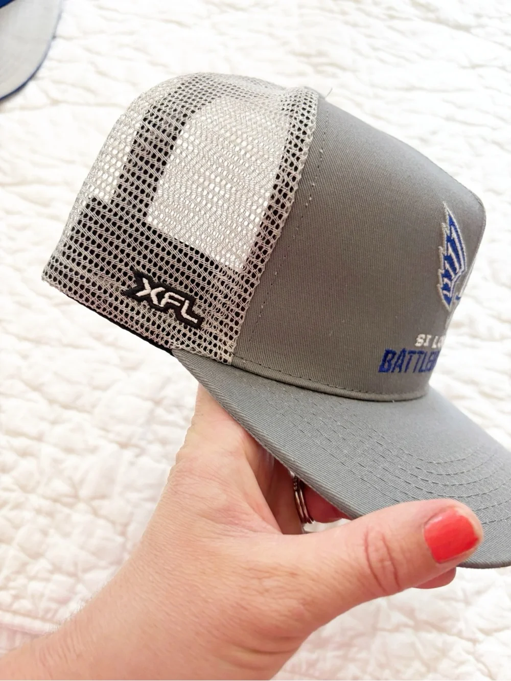 xfl | Accessories | St Louis Battlehawks Gray Trucker Hat | Poshmark